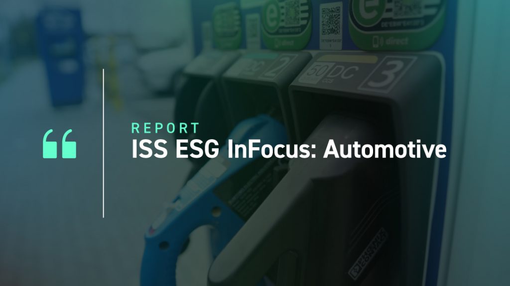 ISS ESG InFocus: Automotive