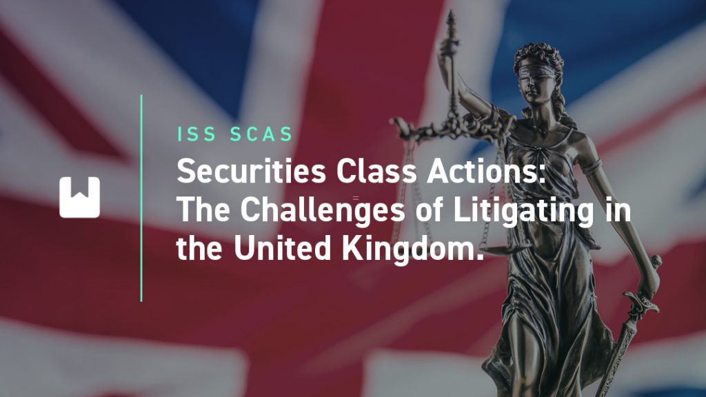 Securities Class Actions: The Challenges of Litigating in the United ...
